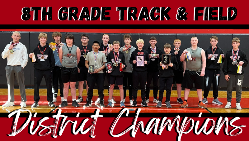 Congratulations to 8th Grade Boys Track - District Champions! | Post ...