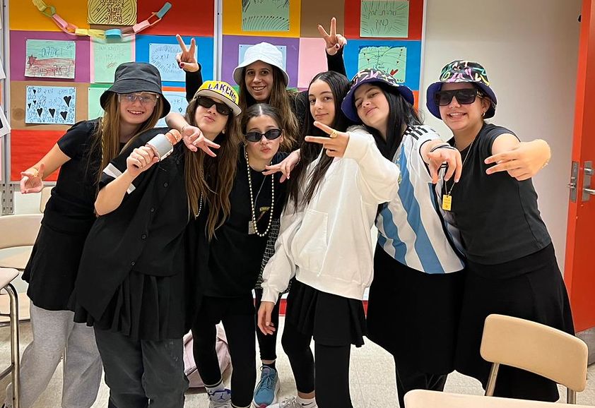 See the Pictures: Middle Schoolers Party for Purim Through Costumes ...