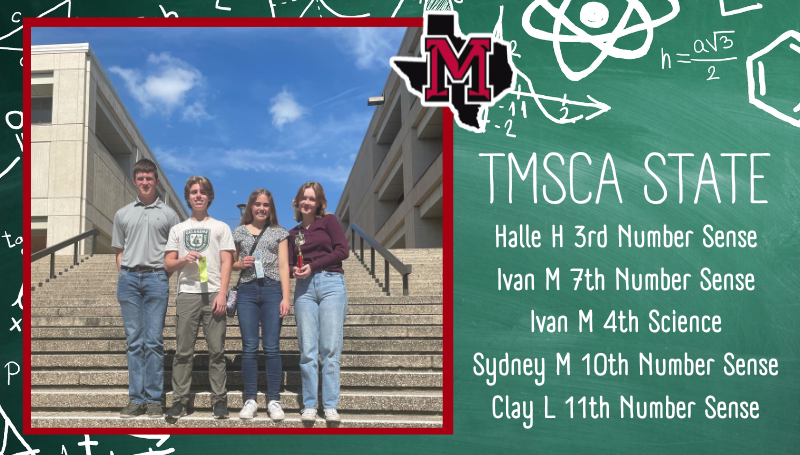 Congratulations to the MHS TMSCA State competitors! | Post Details