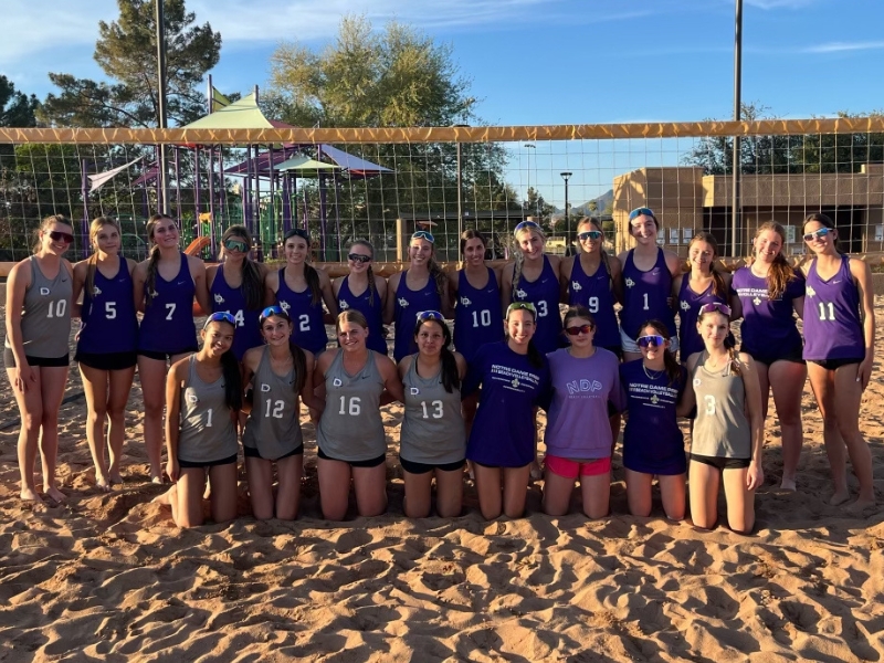Beach Volleyball Celebrates First-Ever Win Vs. Desert Mountain ...