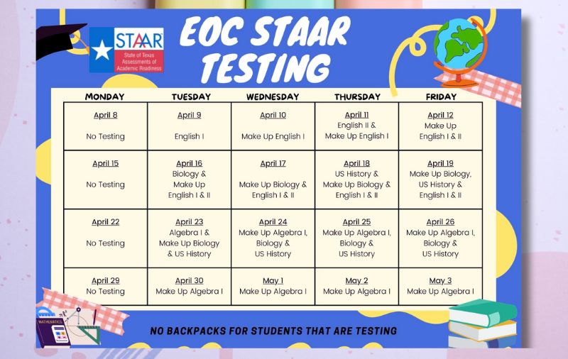 As April approaches, so do our STAAR End of Course Exams! It's time to ...