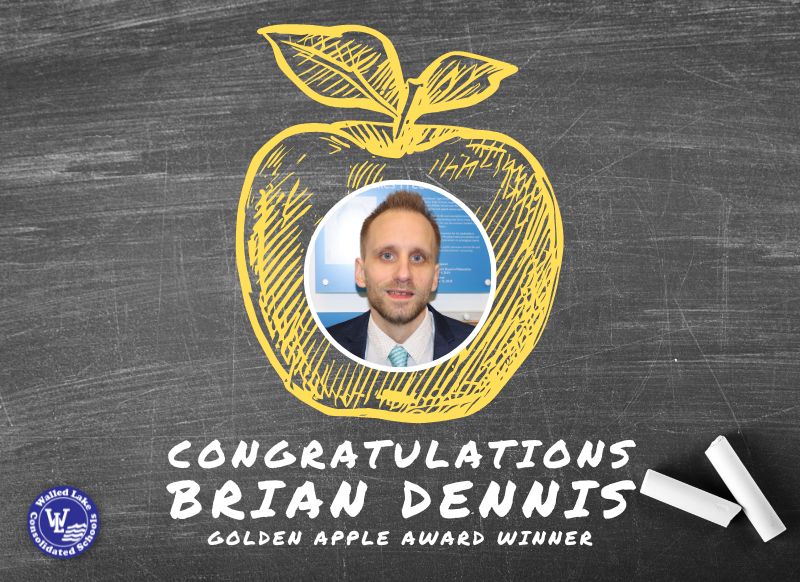 Brian Dennis receives Golden Apple Award | Post Page
