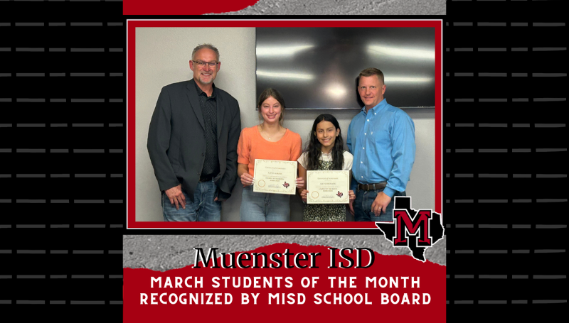 March Students of the Month Recognized by MISD School Board | Post Details