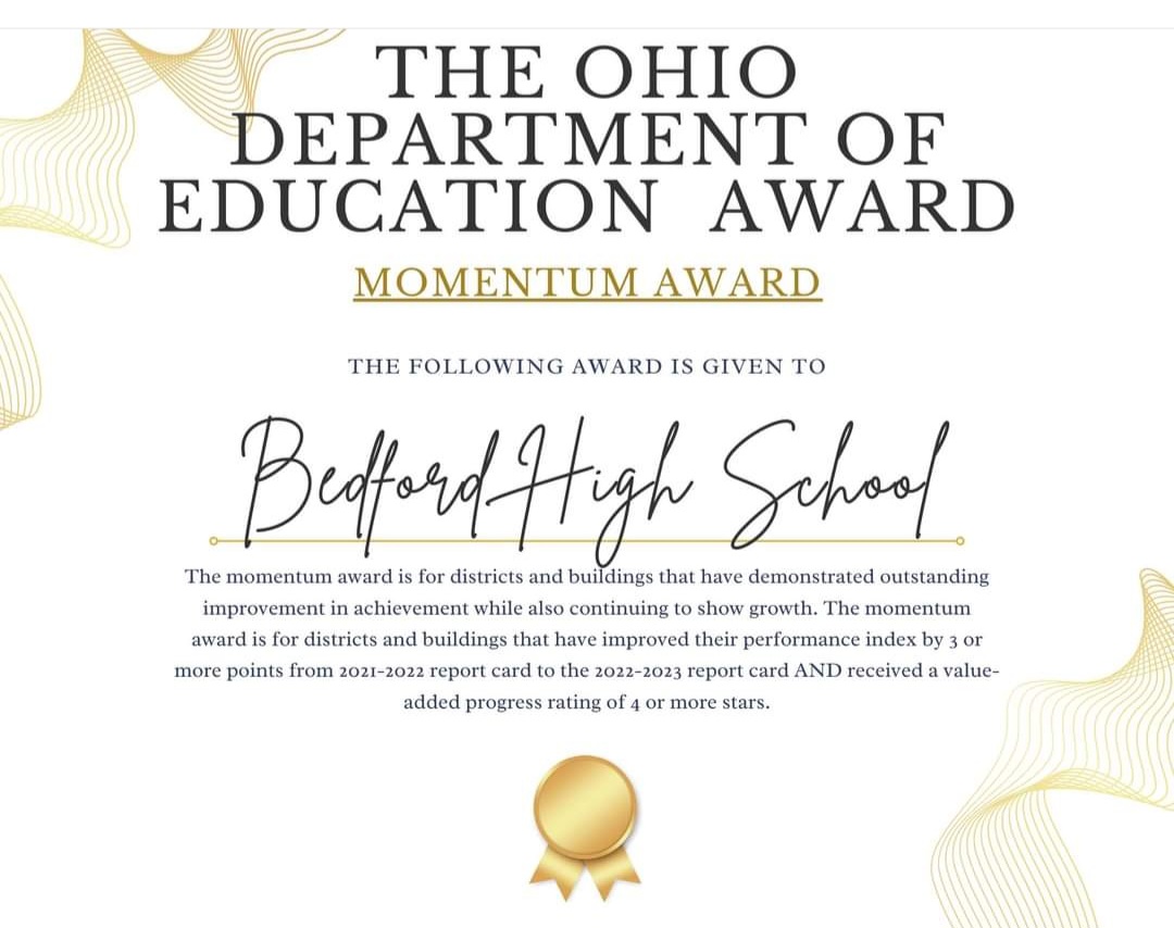 BCSD Earns Momentum Award | Dynamic Post Page