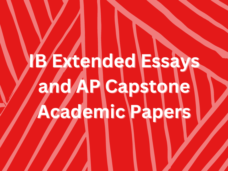 IB Extended Essays and AP Capstone Academic Papers | Scots in Action story