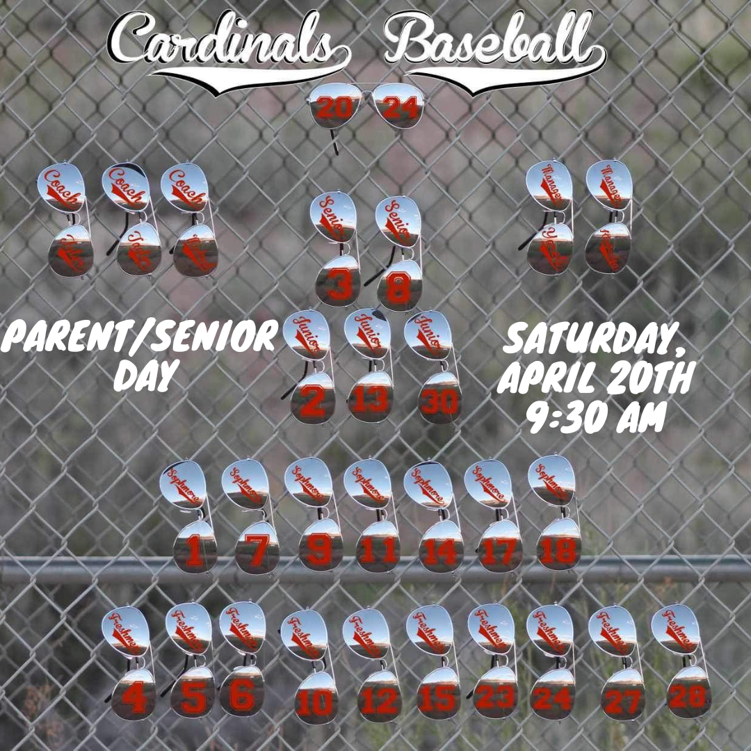 GVHS Baseball Parent/Senior Night | News Information
