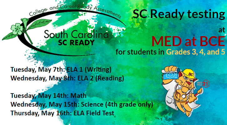 SC READY Testing May 7th - May 15th | Details
