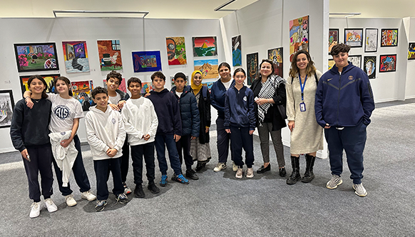 Student Art at the Grand Egyptian Museum | details 2024