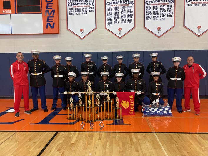 East CLC Marine Corps Excels at Ellet Invitation Drill | News Detail