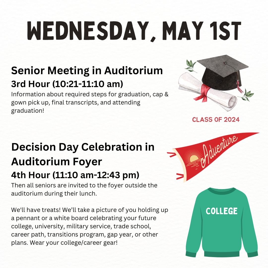 Senior meeting and Decision Day | article