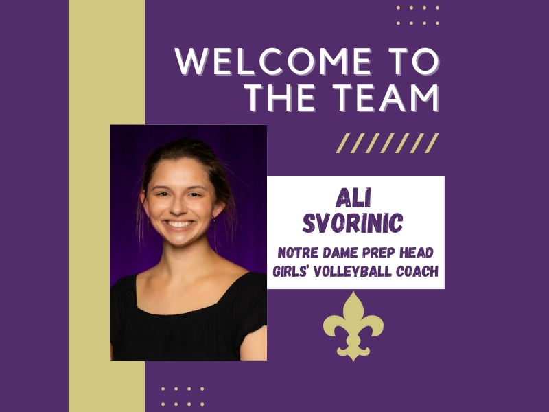 Svorinic Named New NDP Head Girls' Volleyball Coach | Athletic News ...
