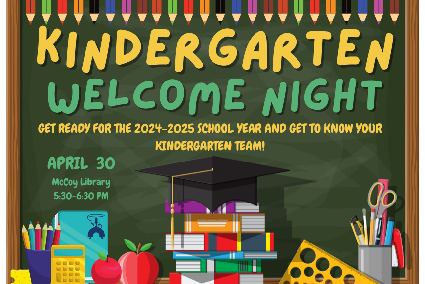 Kindergarten Welcome Night | Post Details Page - McCoy Elementary