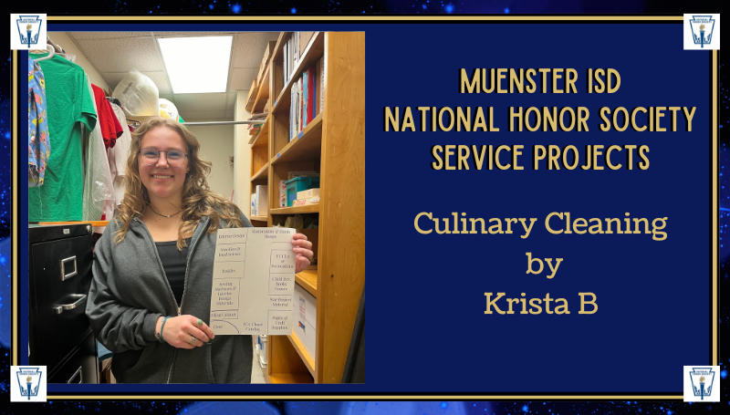 Muenster NHS Service Project | Post Details