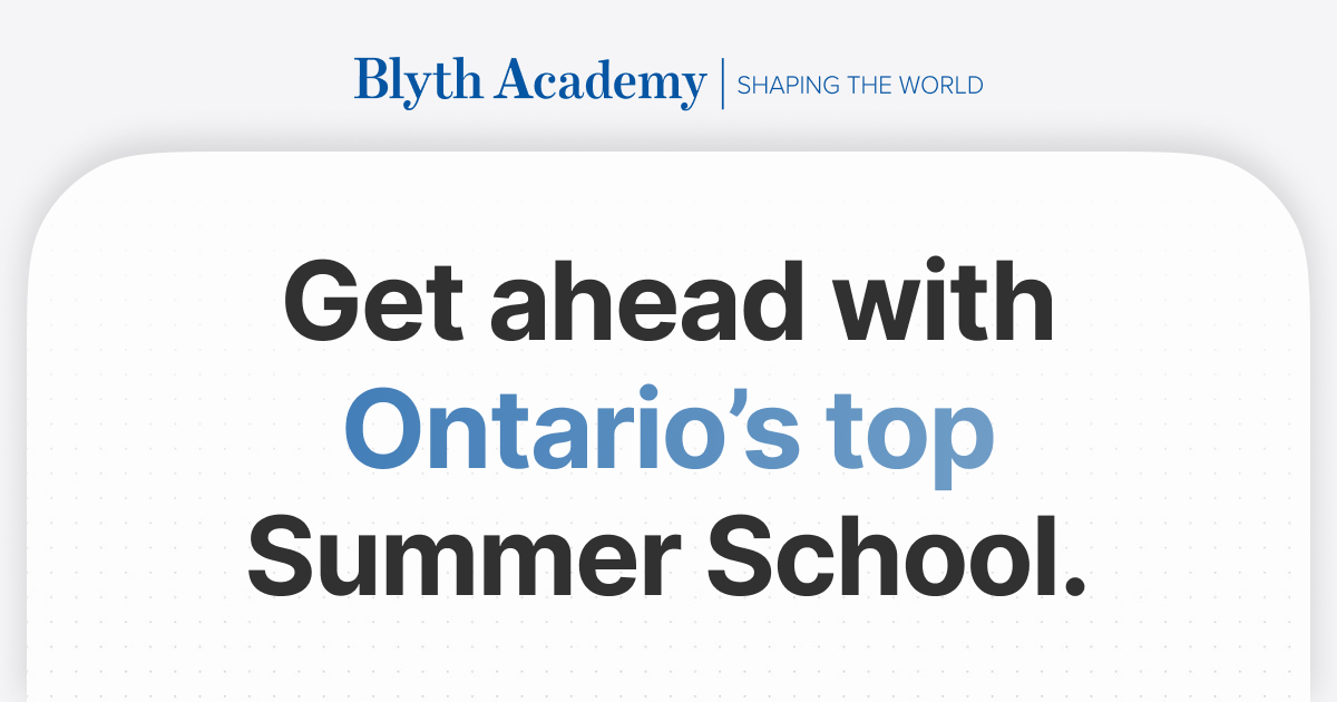 Private Summer School Ontario | Part-time School Programs