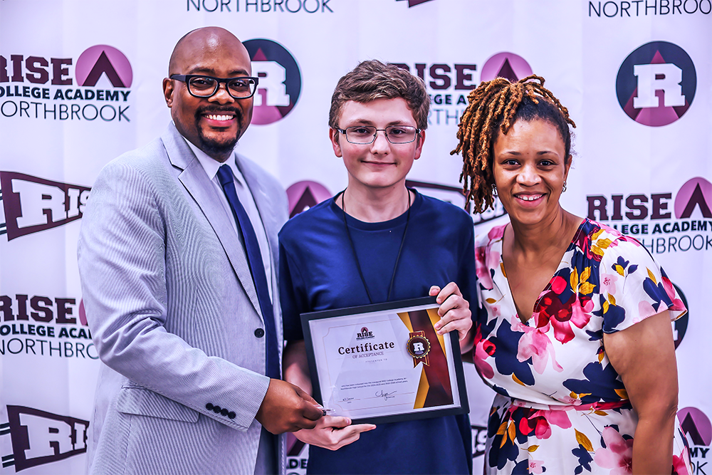 Rising to New Heights: Induction Ceremony of Northbrook High's RISE College Academy Cohort ...