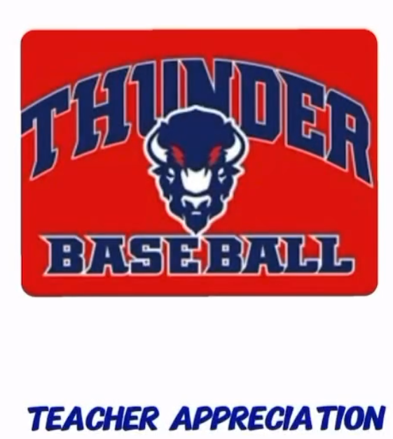 Thunder Baseball Teacher Appreciation | News Details