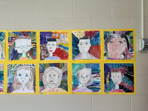 Taft art club create self-portraits | News Story