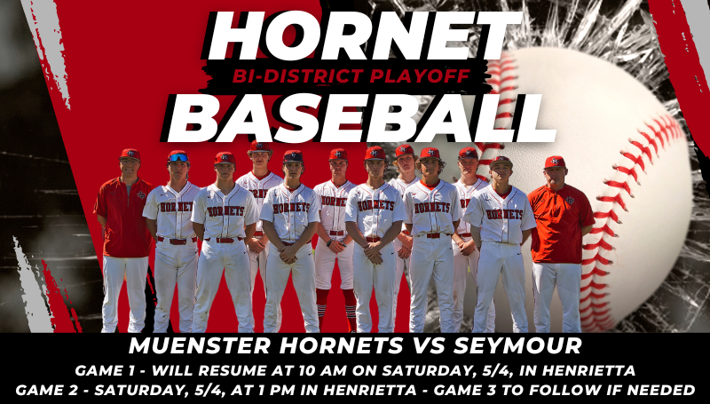 It's Hornet Baseball Bi-District Playoff Game Day! | Post Details It's Hornet Baseball Bi-District Playoff Game Day! | Post Details