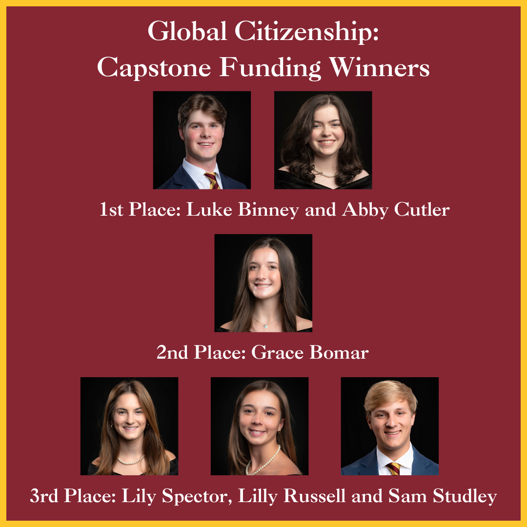 Congratulations to the Global Citizenship Program Capstone Winners ...
