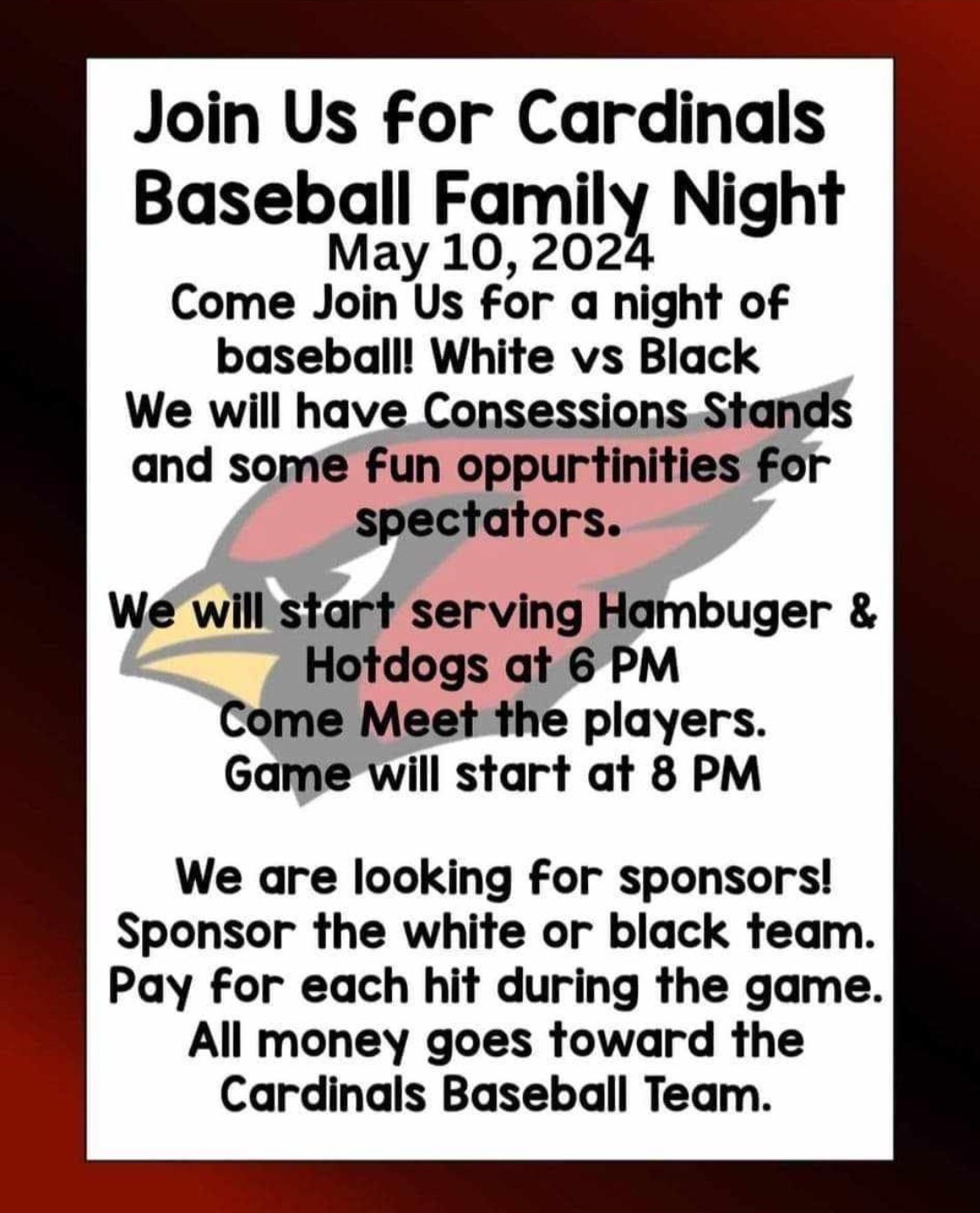 Cardinals Baseball Family Night | News Information
