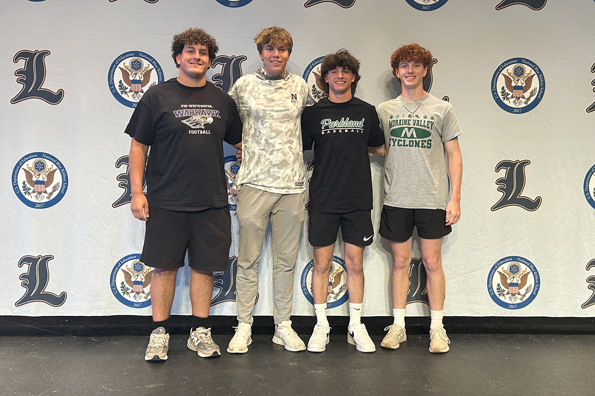 Five Lemont student-athletes make college commitments | News Releases