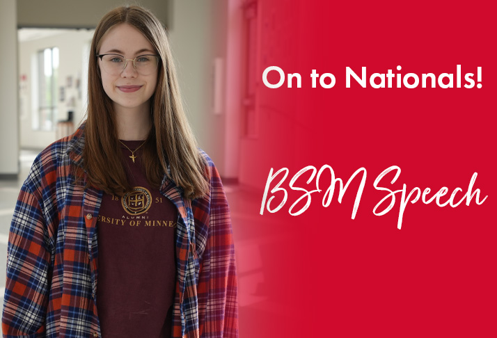 BSM Speech Student Heads to Nationals | News Details