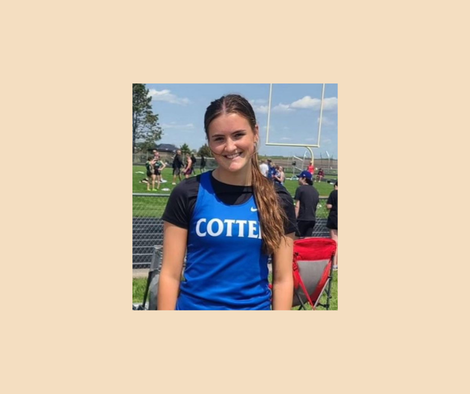 Sauer Sets New School Record in 200 Meter | article - Cotter Schools