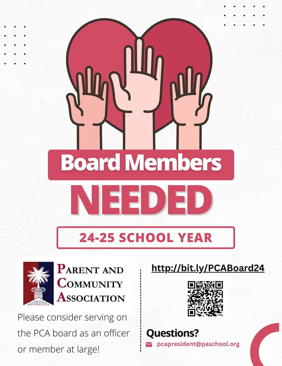 PCA Board Members Needed | Posts Detail