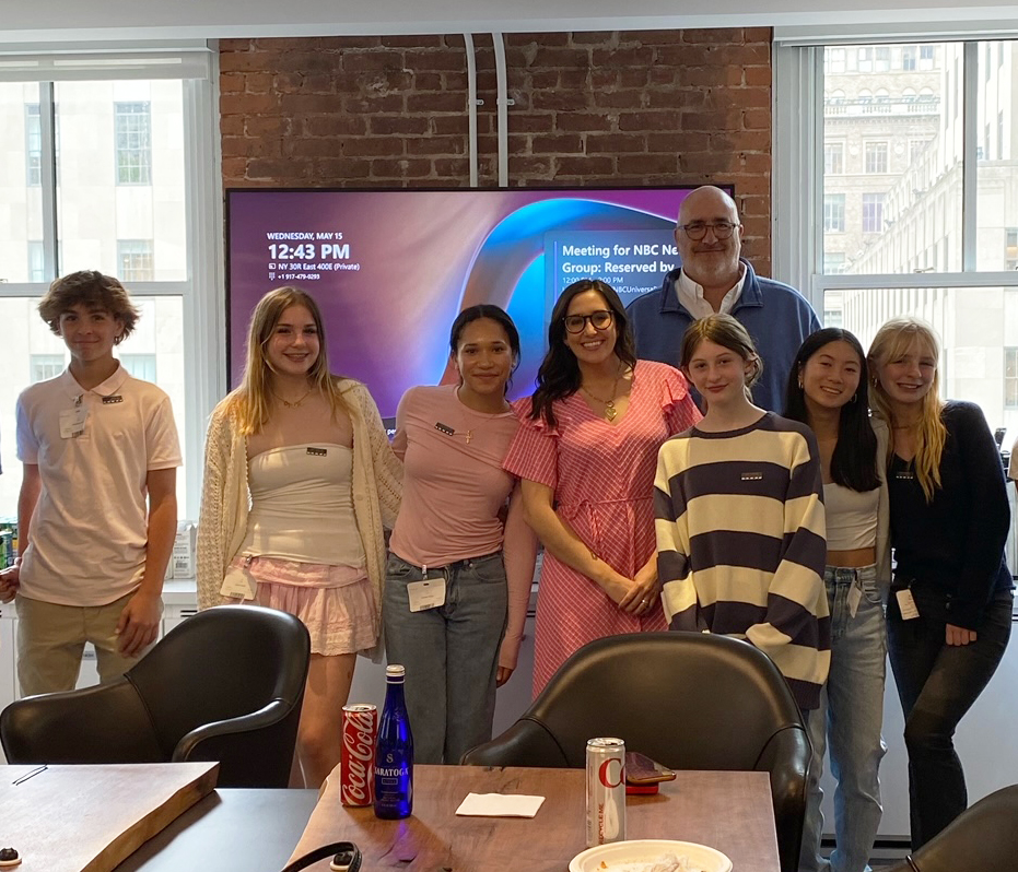 Middle School Current Events Class Visits NBC Studios | Featured News