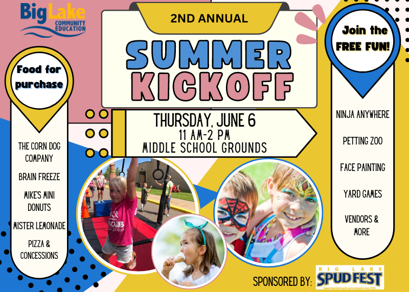 Community Education Summer Kickoff June 6 | article