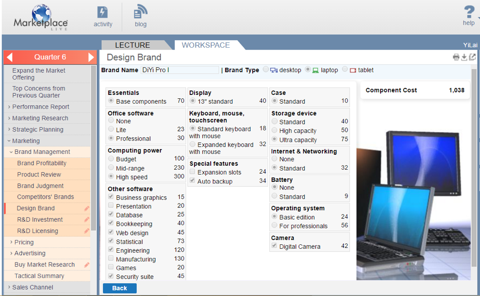 Marketplace Simulation | Details