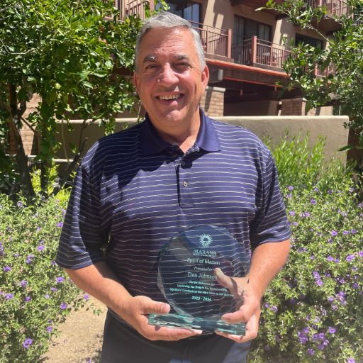 Mr. Johnson Receives Spirit of Marana Award | MUSD News Details