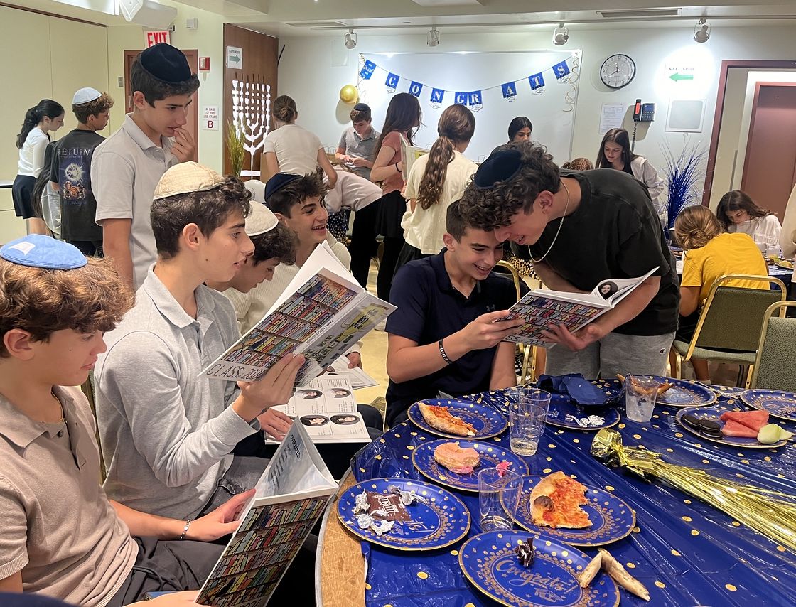 Eighth Graders Commemorate Advancement with a Yearbook-Signing Party ...