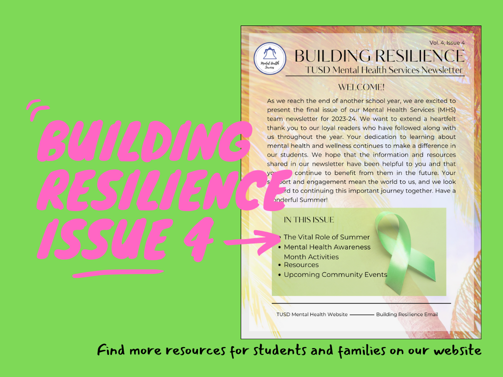 Building Resilience Mental Health Newsletter Now Available | posts