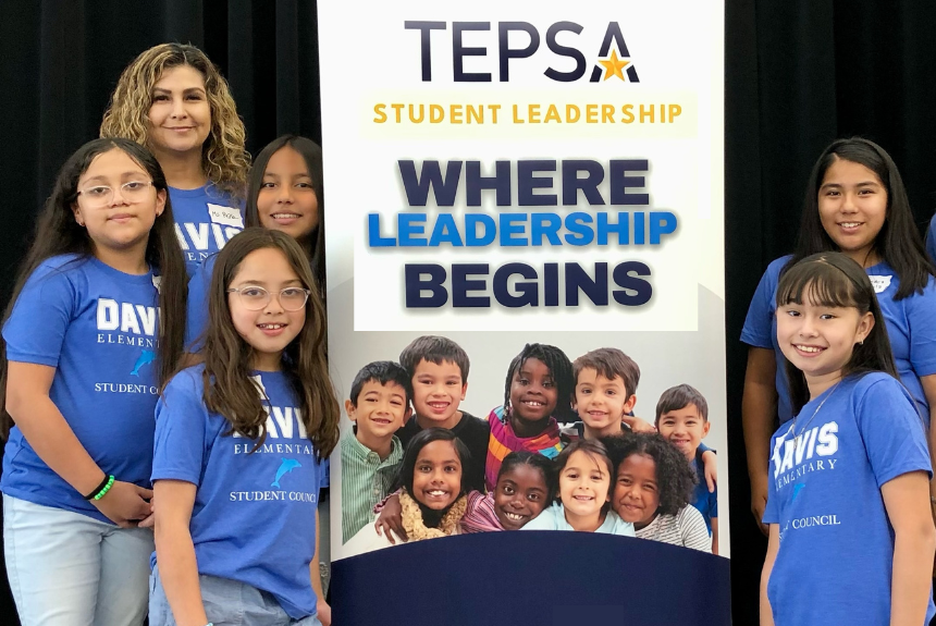 Davis Elementary Receives TEPSA Student Leadership Award | Story