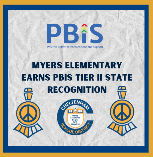 MYERS EARNS PBIS TIER II STATE RECOGNITION | News Details