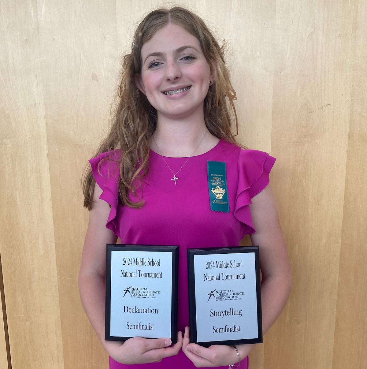 CCMS's Faith McCafferty Reaches Semis in Two Events at National Speech ...