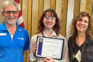 Sam Corey: Liberty Rotary Student of the Month | Post Details
