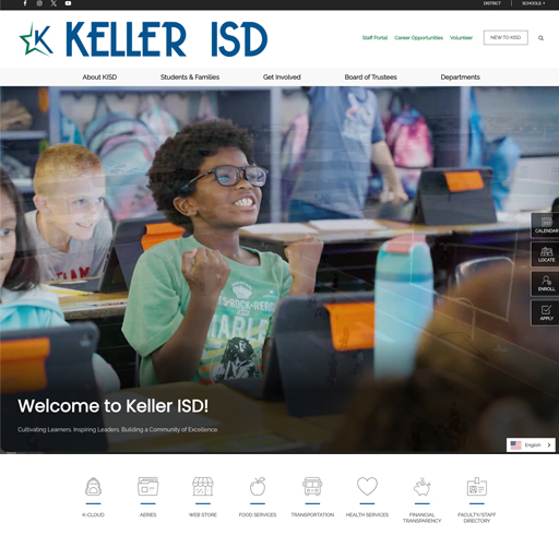 KISD Launches New KellerISD.net, Campus Websites | Default News Page