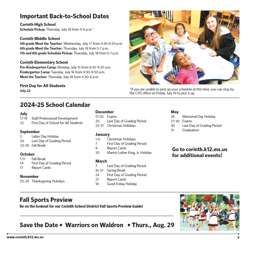 2024-25 Back to School Guide | Details
