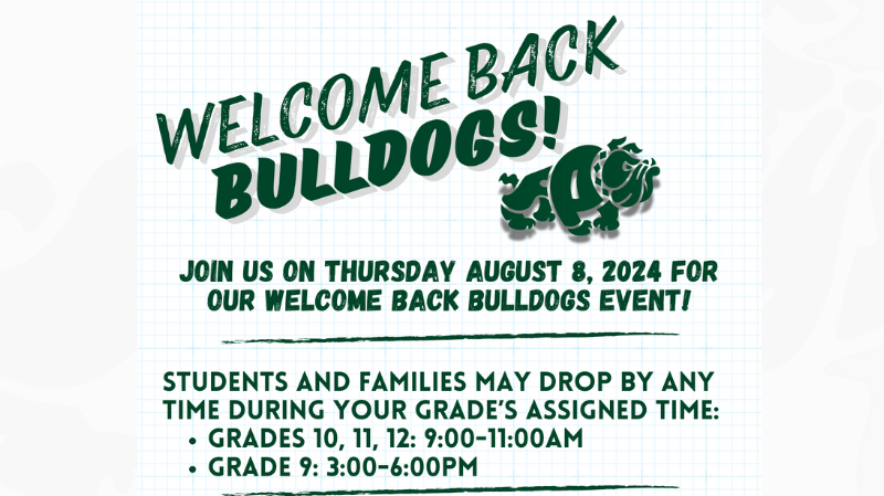 Welcome Back Bulldogs Event & Virtual Orientation | Details