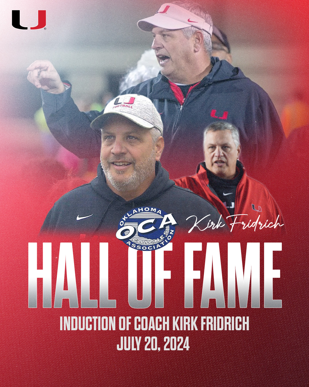 Kirk Fridrich To be Inducted Into Oklahoma Coaches Association Hall ...