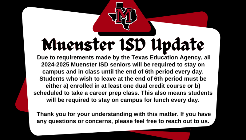 Muenster ISD Update | Post Details