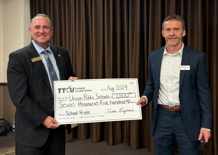 Union Receives $7,500 From TTCU Federal Credit Union | News Details