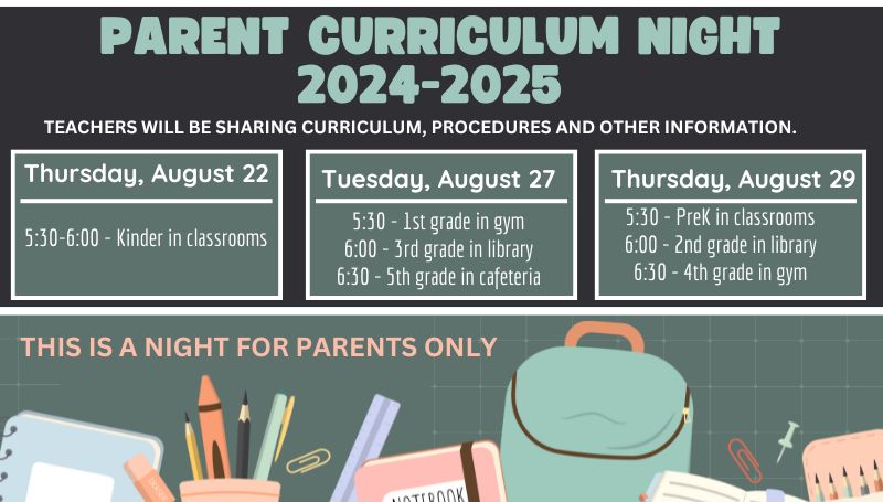 AWE Parent Curriculum Night | Details