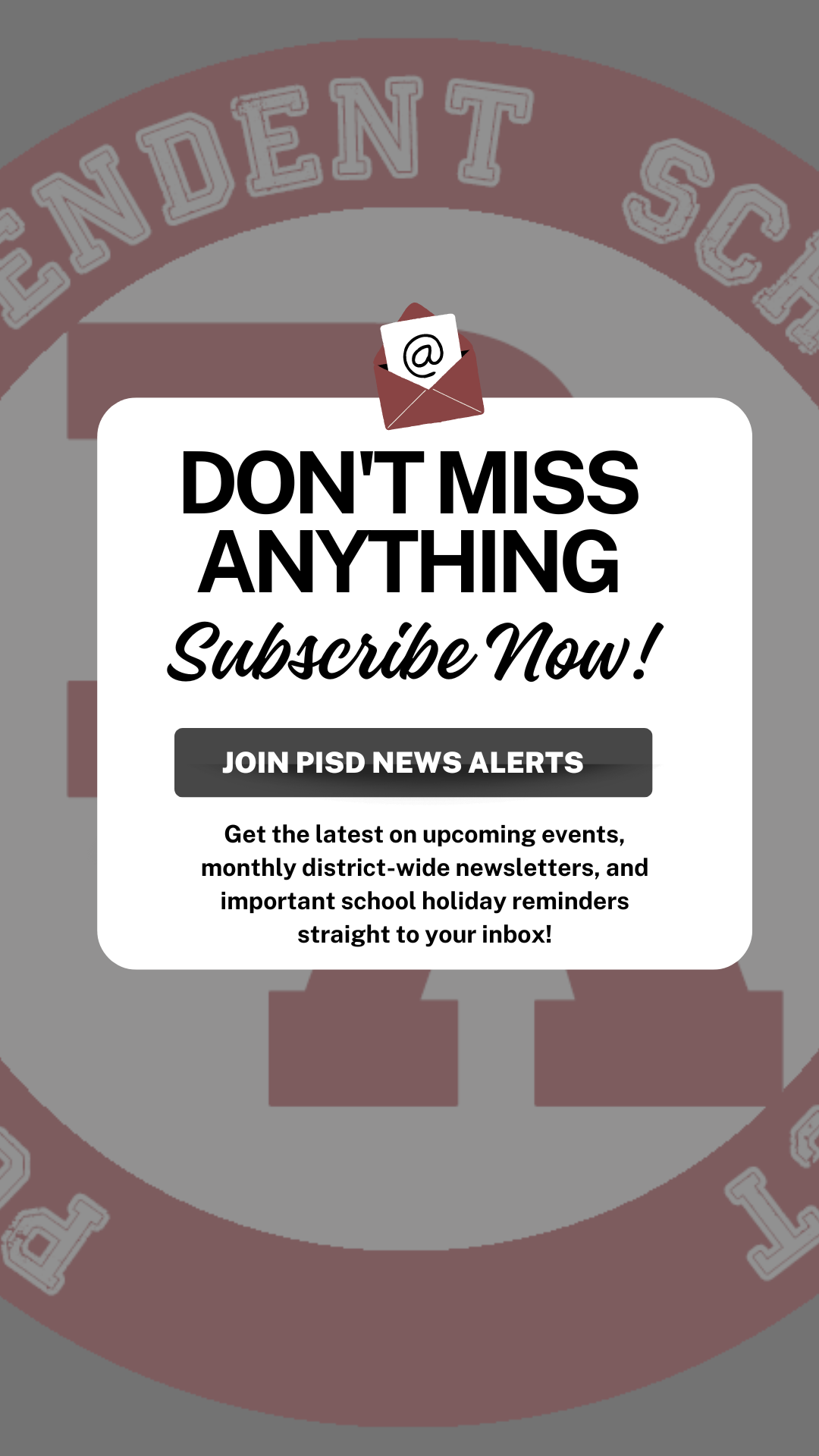 Subscribe NOW! | Post Details - Poteet Independent School District