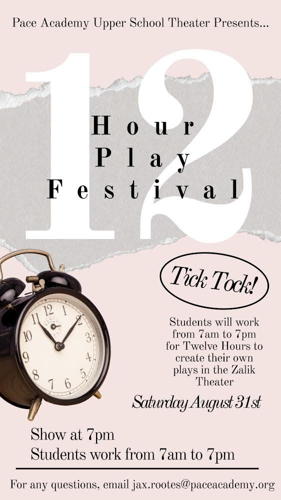 12-Hour Play Festival | Pace News