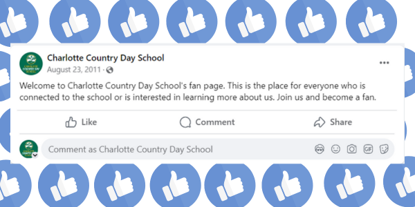 First Facebook Post | School News Detail-Charlotte Country Day