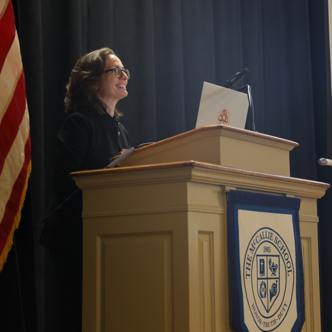 Dr. Tracy Dennis-Tiwary Tells McCallie Students To Flip the Script on ...