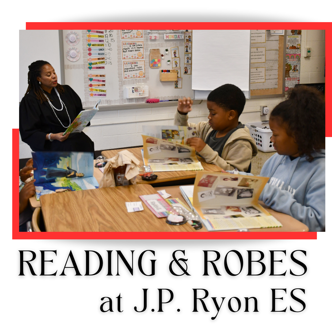 Courtroom to Classroom — Reading & Robes program proceeds at Ryon ...